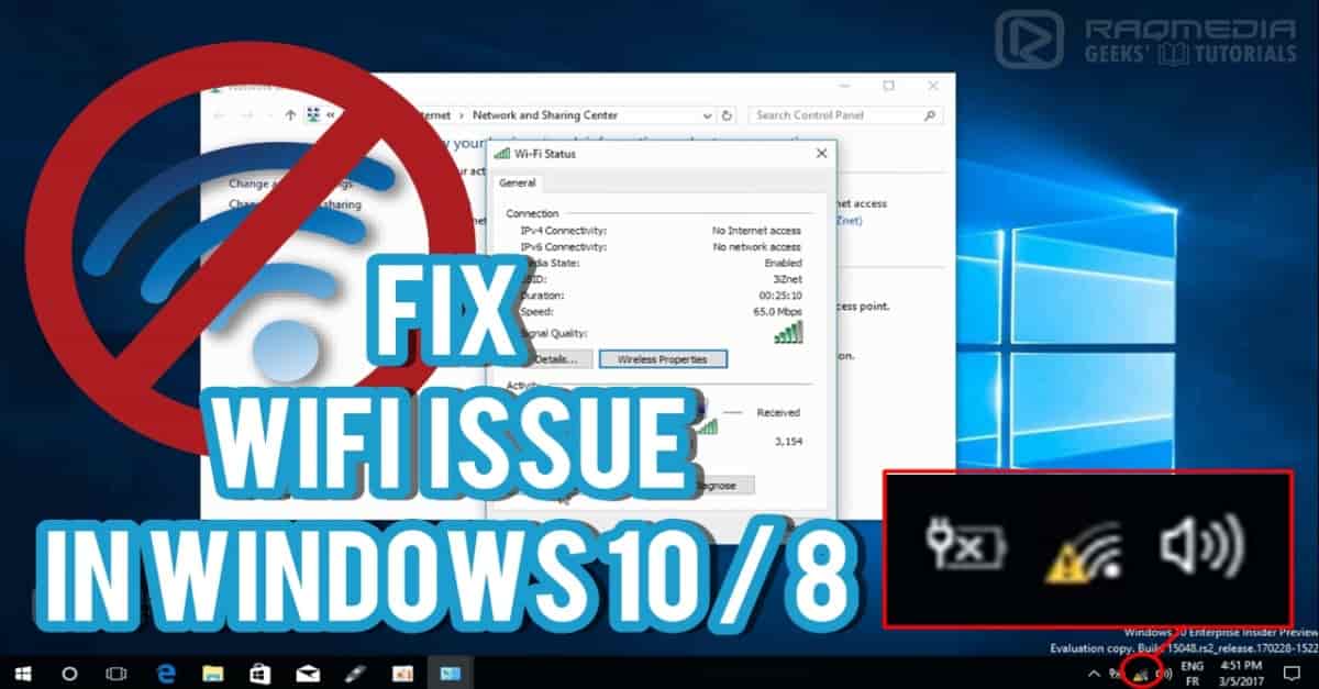 How To Fix Windows 10 WiFi Problems - RaQMedia How To Fix Windows 10 WiFi Problems - RaQMedia